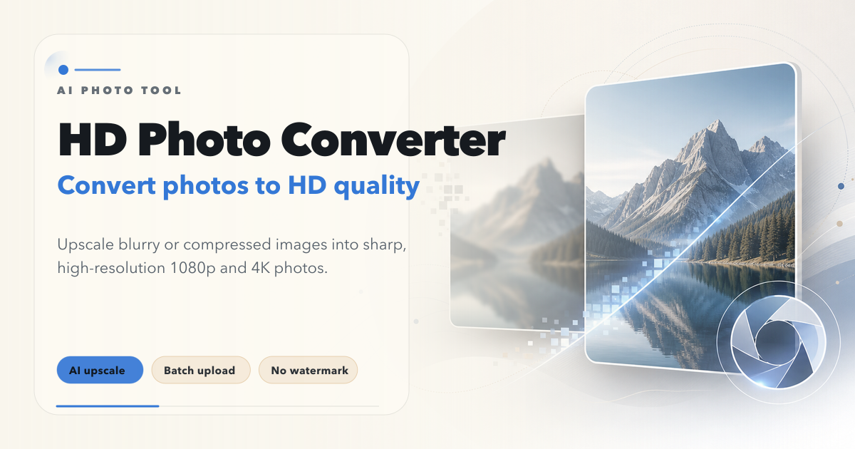 HD Photo Converter – Convert Photos to HD Quality Online Free